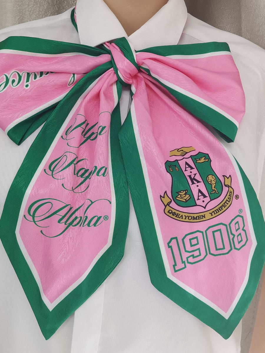Beautiful AKA Pink & Green White Silk Stole/Scarf – Beautiful Things ...